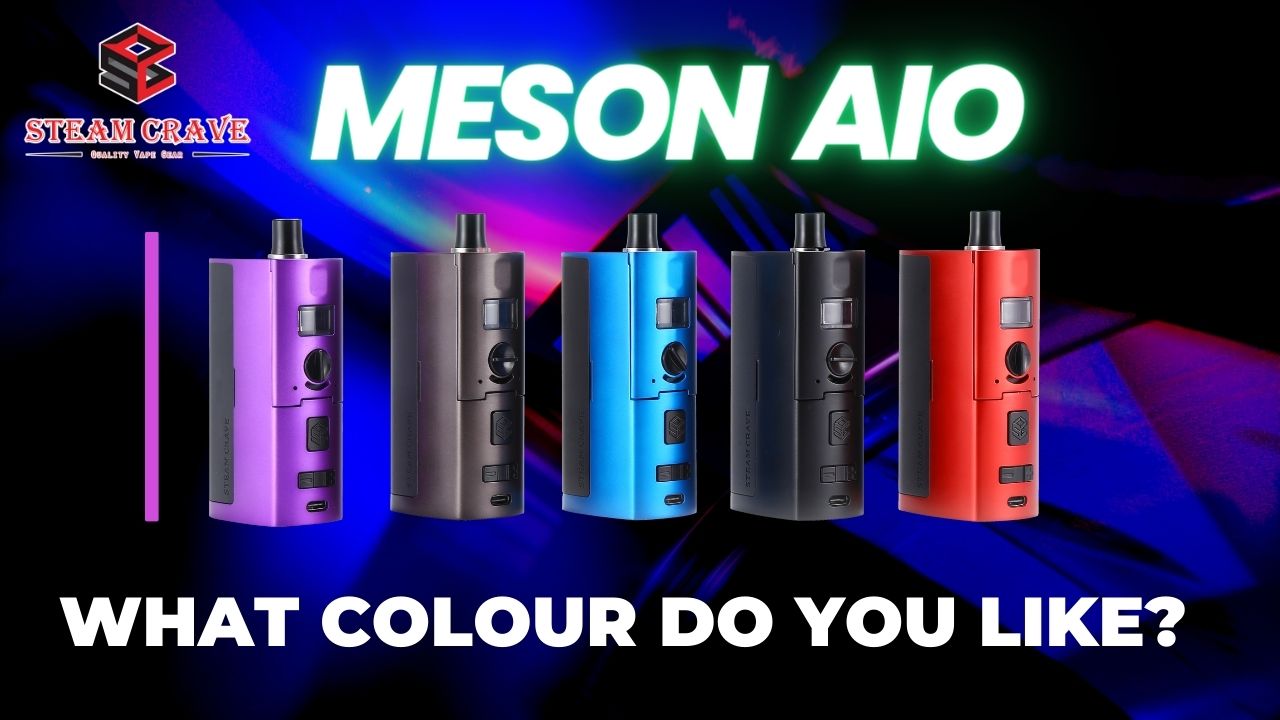 Steam Crave Meson AIO | Boro Compatible | Mesh deck and Coil deck ...